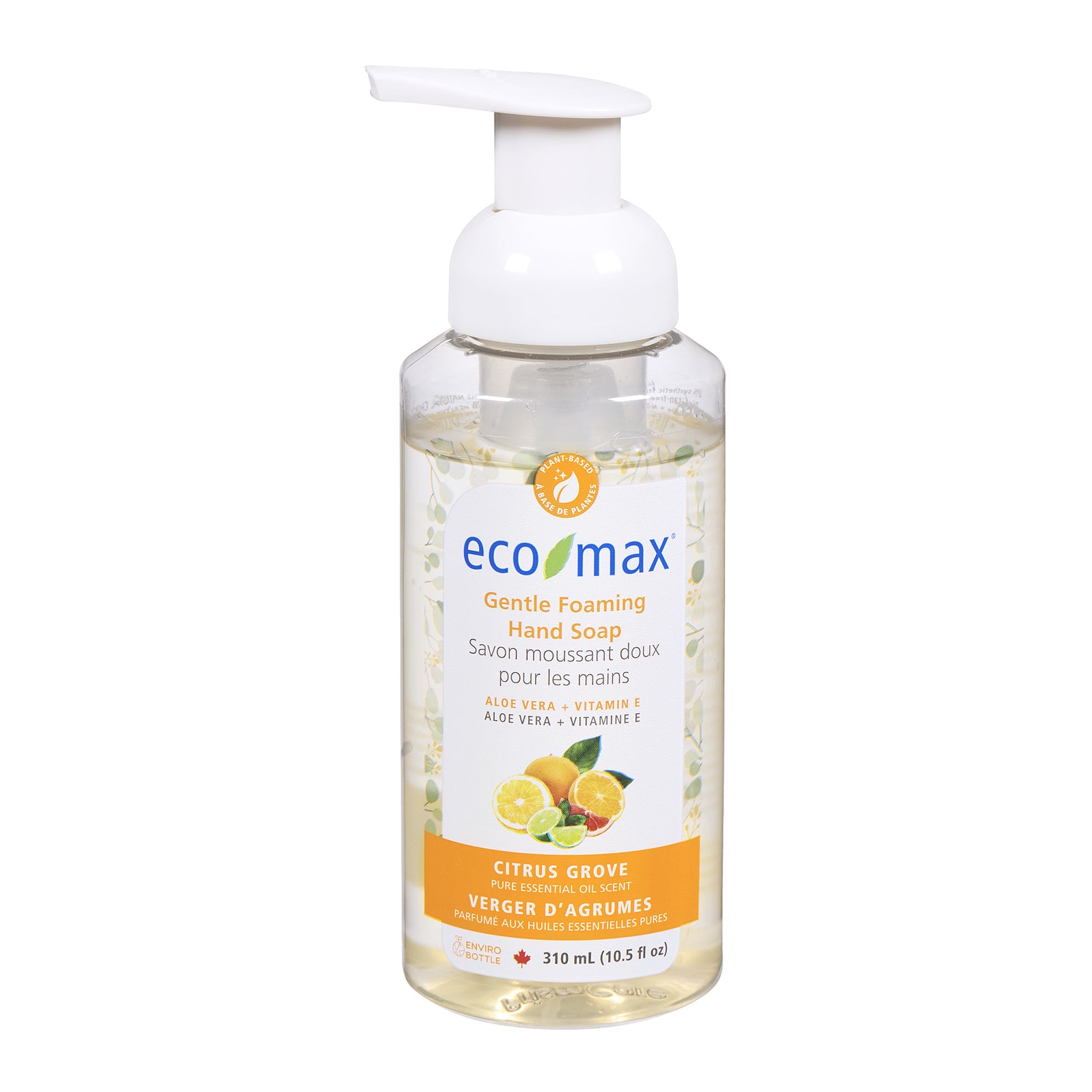 Eco-Max Gentle Foaming Hand Soap - Citrus Grove (310 mL) – Eco-Max ...
