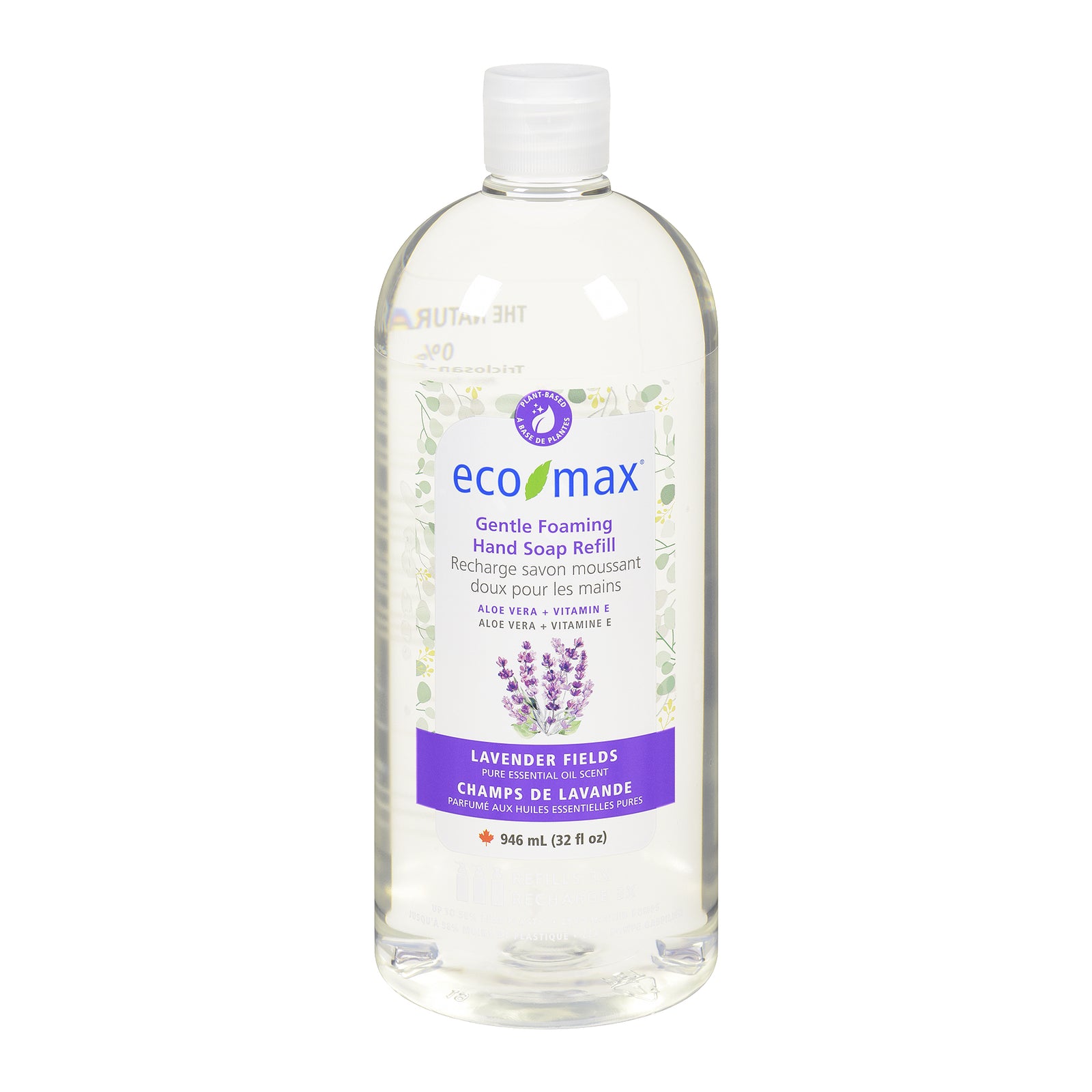 Eco-Max Gentle Foaming Hand Soap Refill - Lavender Fields (946 mL ...